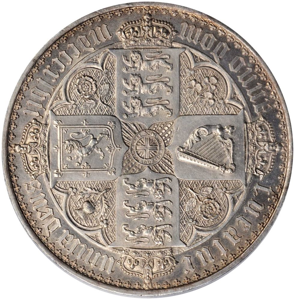 Auction Detail | 1847 Crown Esc-2571 UNDECIMO edge PR(PCGS#206439)